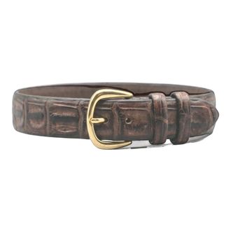Alberto Luti Ceinture 334/30 - unisex - Accessoires - Brun - Taille: 90 CM