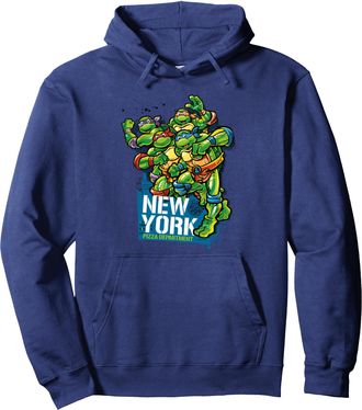 Teenage Mutant Ninja Turtles TMNT Teenage Mutant Ninja Turtles New York Pizza Classic NYC Pullover Hoodie