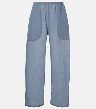 Leset Pantalon ample Niko en ramie