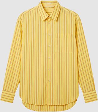 Mother Chemise The Roomie Frenchie Yellow Stripe