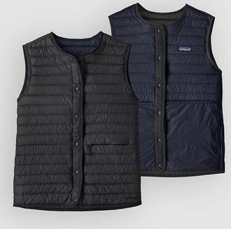Patagonia Lw Reversible Down Vest Strickjacke black