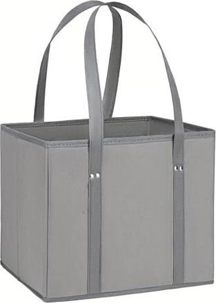 Generic Demsyeq Sacs de courses r&eacute;utilisables | Sacs de courses r&eacute;utilisables en forme de bo&icirc;te, sacs de courses en tissu, grands sacs fourre-tout, sacs de co