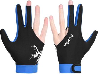 Generic Billard-Handschuh, flexibel, professionelle Billard-Handschuhe, Queue-Sporthandschuh, rutschfest, Kugeln, 3 Kissen, Pool, Billard, Billard-Shooter, Ca