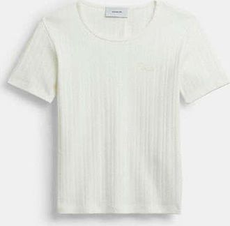 Coach Pointelle-T-Shirt