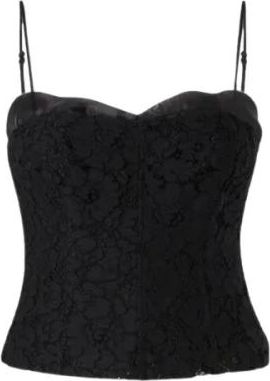Pinko Pinko, Femme, Tops, Noir, Taille: 36 FR Atemoya Bustier