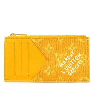 Louis Vuitton Porte-cartes Pre-owned - Femme - Pre-owned - Jaune - Taille: ONE Size