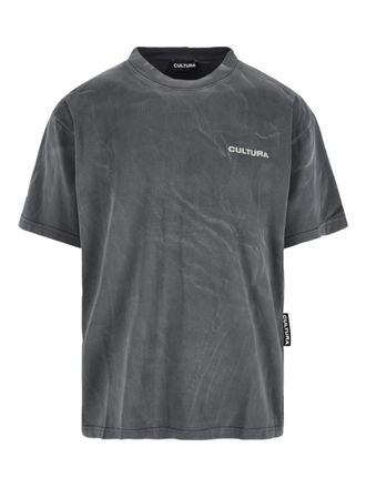Cultura t-shirt &agrave; logo - Gris