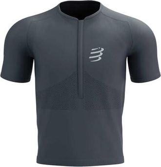 Compressport Trail T-Shirt &agrave; Manches Courtes avec Demi-Fermeture &Eacute;clair, Multicolore, M