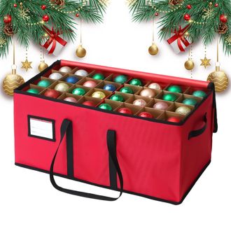 Generico Aufbewahrungsbeh&auml;lter f&uuml;r Weihnachten, gro&szlig;, verstellbar, faltbar, f&uuml;r Weihnachtskugeln, Handy-Karte aus Glas, Valentinstag C