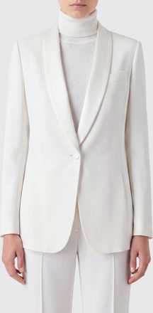 Giorgio Armani Einreihiger Smoking-Blazer aus Seide mit Schalkragen
