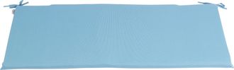 CB Home & Style Bankauflage Outdoor 120 x 40 cm Bankkissen Gartenbank Auflage wasserabweisend (Blau)