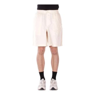 Lacoste Homme, Shorts, Beige, Taille: L Linen Blend Twill Shorts