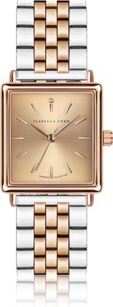 Isabella Ford Uhren in Ros&eacute;gold und Silber