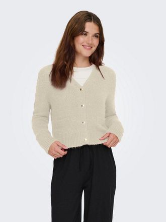 Only Strickjacke ONLMAGGIE LIFE LS V-NECK CARDI CC KNT