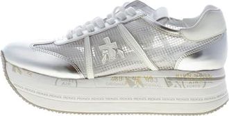 Premiata Baskets Beth, argent, 38 EU