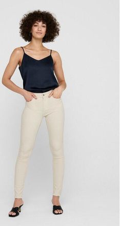 Only Jeans 15218655 &Eacute;cru Skinny Fit