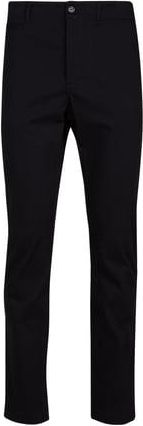 Au Printemps Paris Pantalon chino droit en coton m&eacute;lang&eacute;