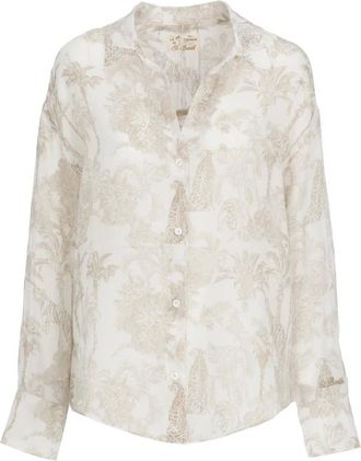 Saint Barth Femme, Blouses et Chemises, Multicolore, Taille: 40 FR Cristal Ramie Shirt