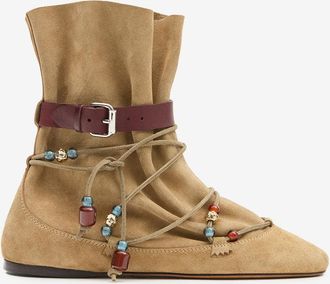 Isabel Marant Boots Letiz - Femme - Taupe - Taille 35 - Isabel Marant