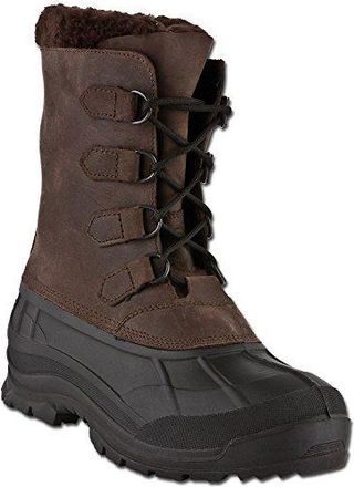 kamik Alborg Bottes de Neige Homme Taille Chaussure, Marron Brun Fonc&eacute; Et Noir, 40 EU