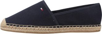 Tommy Hilfiger Femme, Chaussures, Bleu, Taille: 38 EU Espadrilles en toile avec broderie drapeau