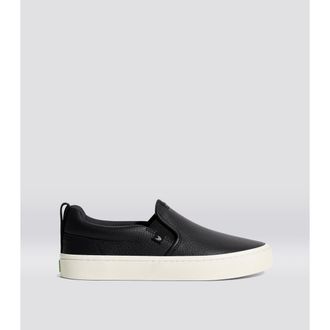 Cariuma SLIP-ON cuir premium noir