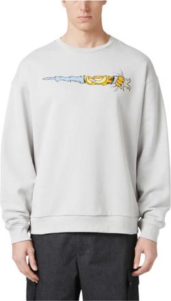 Iceberg Homme, Sweatshirts et sweats &agrave; capuche, Gris, Taille: M Garfield SweaT-shirt