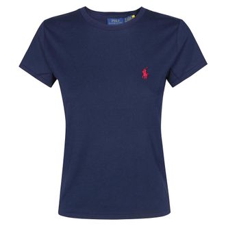 Polo Ralph Lauren T Shirt MM Base - - Tops - Damen - Blau - S