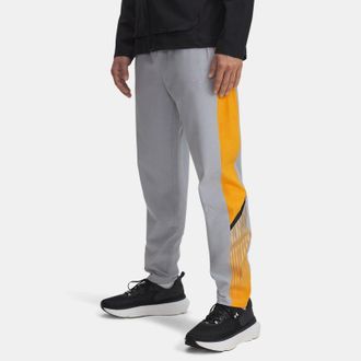 Under Armour Velociti Storm Hose f&uuml;r Herren Mod Grau / Squad Orange / Reflektierend XXL