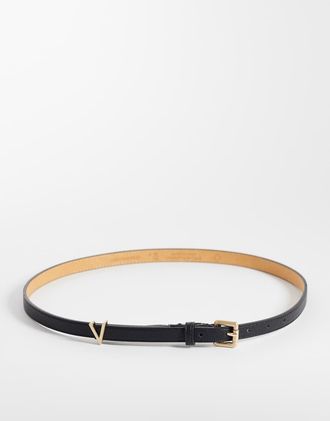 Valentino Bloom - Ceinture &agrave; boucle - Noir