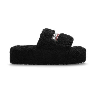 Balenciaga Slides mit Logo - - Shoes - Damen - Schwarzk - 36 EU