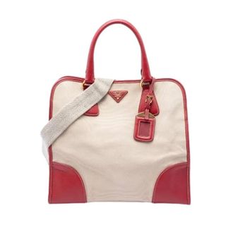 Prada Sac port&eacute; &eacute;paule Pre-owned - Femme - Pre-owned - Beige - Taille: ONE Size