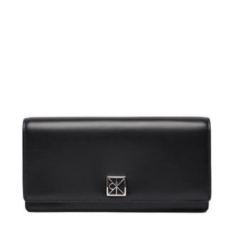 Calvin Klein Geldb&ouml;rse Calvin Klein Emblem Hw Long Bifold LV04F1098G Schwarz