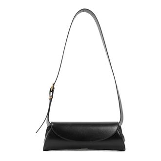 Jil Sander Femme, Sacs, Noir, Taille: ONE Size Sac &agrave; Bandouli&egrave;re Noir &Eacute;l&eacute;gant Compact Magn&eacute;tique