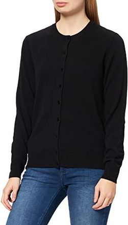 Benetton Maille Coréenne M/L 1002d5485 Cardigan, Noir 100, XL Femme