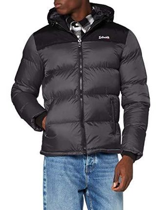 Schott NYC Mixte Utah2 Doudoune, Noir, XXL EU