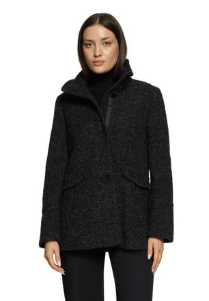 Gil Bret Wolljacke GIL BRET, Damen, Gr. 40, grau (schwarz, grau), Web, Obermaterial: 32% Baumwolle, 27% Polyester, 18% Wolle, 18% Polyacryl, 5% sonstige Fasern