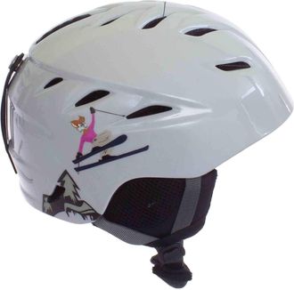 Crivit Sports Damen/Herren Skihelm/Snowboardhelm - Extraleicht Weiß XS 52-54cm