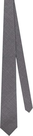 Brunello Cucinelli Graue Wollkrawatten mit Logolabel - - Accessories - Herren - Grau - ONE SIZE