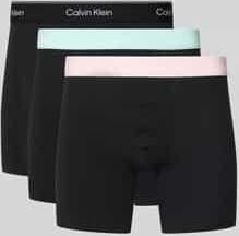 Calvin Klein Underwear Trunks aus Baumwoll-Mix im 3er-Pack