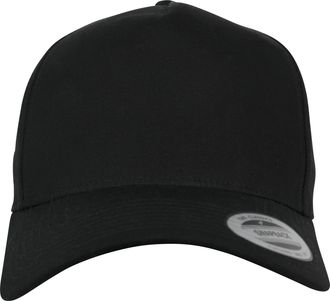 Flexfit Kappe 5-Panel Curved Classic Snapback, Black, One Size, 7707