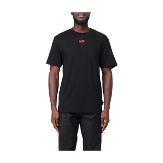GCDS Logo Regular Tee - - Tops - Herren - Schwarzk - S