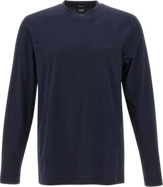 HUGO BOSS T-shirt en coton - Homme - Tops - Bleu - Taille: 2XL