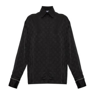 Off-white Jacquard-Hemd - - Blouses & Shirts - Damen - Schwarzk - M