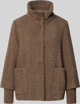 s.Oliver Black Label Regular Teddy- / Webpelzjacke mit Stehkragen