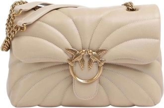 Pinko Pinko, Femme, Sacs, Beige, Taille: ONE Size Mini Love Bag Puff