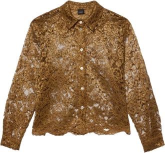 Oltre Damen, Blusen & Hemden, Braun, 3XLGr&ouml;&szlig;e