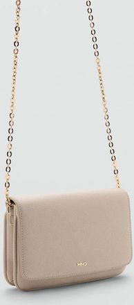 Mango Petit sac bandouli&egrave;re blanc cass&eacute; - Femme - Taille unique - MANGO