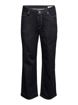 Vero Moda Jean &agrave; Coupe Large VMCTESSA Taille Haute Wide Leg Fit Jeans Dark Blue Denim 48 32 Dark Blue Denim (US) 48 / L32