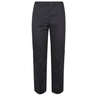 Liviana Conti Schwarze Crop Hose Gerades Bein - - Trousers - Damen - Schwarzk - XS